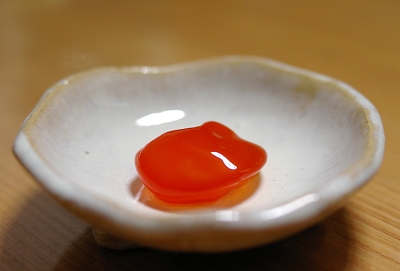 Japanese Cuisine: Tamago Miso Tsuke:Miso-pickled Egg Yolk | SHIZUOKA ...