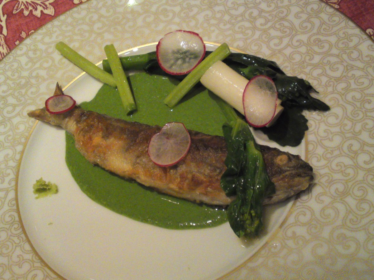 Shizuoka-raised Amago Trout Recipe by Dominique Corby at Le Cordon Bleu ...