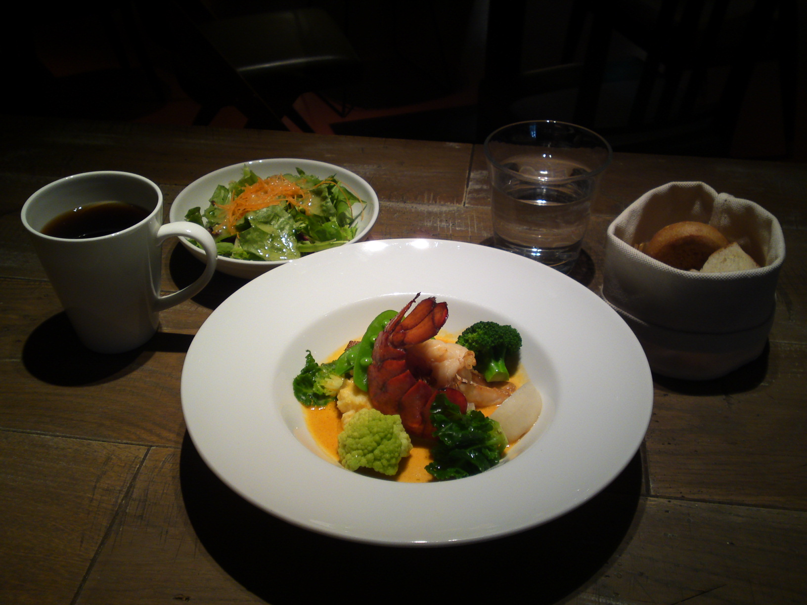 American Gastronomy: “Lobster & Tile Fish Nage” at BLUE BOOKS CAFE in ...